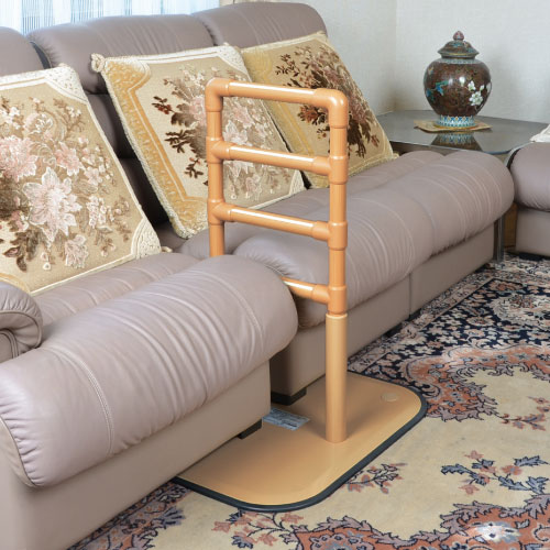 【楽天市場】【法人宛限定販売】 (マツ六) たよレール BZ-N01 置き型手すり 置くだけ 簡単設置 工事不要 介護 ベッドサイド 布団 寝室 居間 ソファ 立ち上がり 起き上がり 重量11 ...