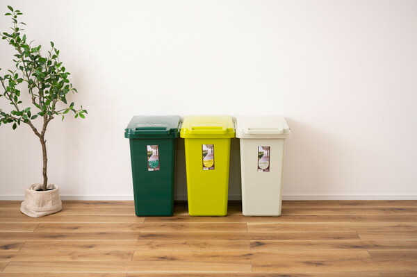 【楽天市場】コンテナスタイル45J 45L 握りやすいハンドル 開け閉めラクラク シンプル 綺麗な色 部屋に馴染む ゴミ箱 ダストボックスおしゃれ インテリア シニア 大容量 分別 軽量 衛生 ...