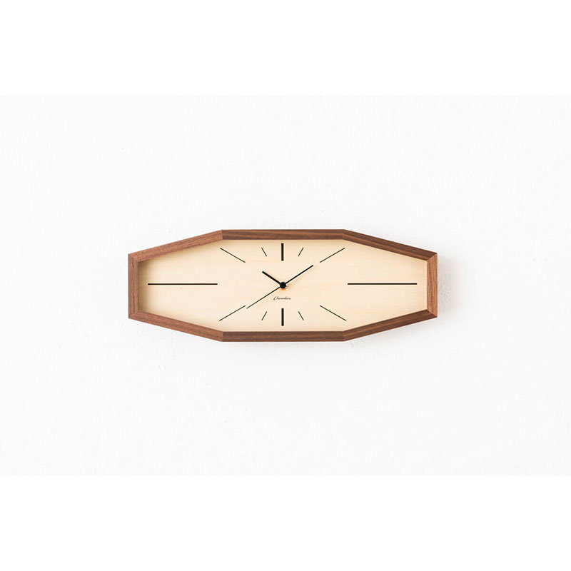 【楽天市場】★!PT10倍＋クーポン発行中!★【INTERZERO/インターゼロ】LINE CLOCK ラインクロック ウォルナット 電波時計《掛け時計/新居/インテリア/ギフト/お祝い/日本 ...