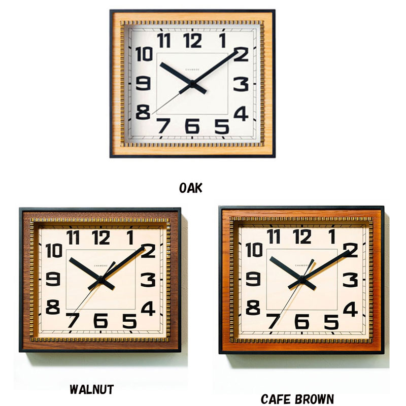 【楽天市場】★!PT10倍還元!★ 【INTERZERO/インターゼロ】CHAMBRE BRASS RECTANGLE CLOCK シャンブル ブラスレクタングルクロック《ブナ、ウッド、掛け ...