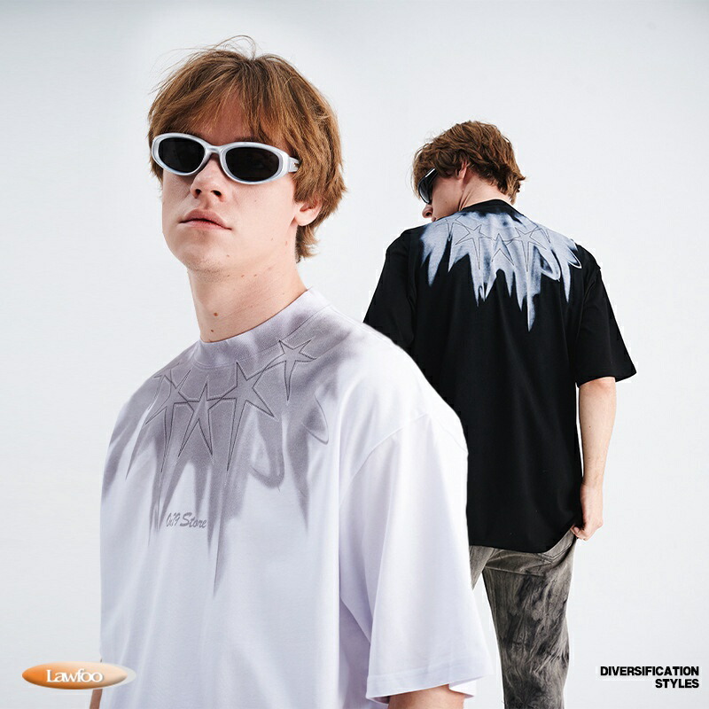 【楽天市場】2024夏新作★春夏 メンズ ビンテージ風 半袖Tシャツ 男女兼用 ストリート系 トップス：Sandrisonline楽天市場店