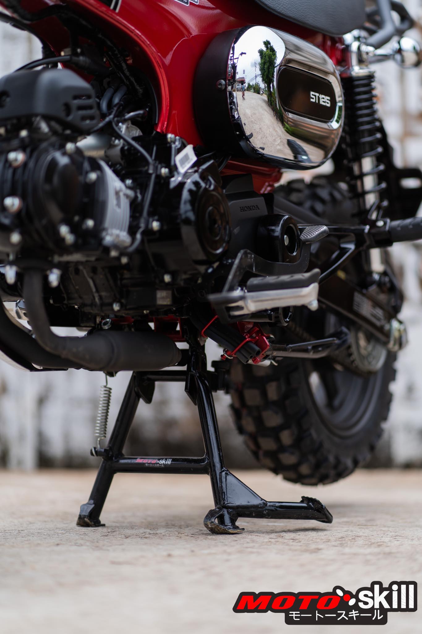 【楽天市場】Motoskill センタースタンド For Dax125 ST125 モートースキル Center Stand ツヤありツヤなし ...