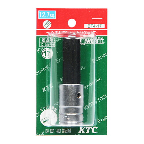 【楽天市場】【7月4日20時から11日1時59分までポイント倍】ヘキサゴンビットソケット KTC BT4-17-S リペアキットにより 先端ビットの交換が可能です 六角穴付ボルト(キャップ ...