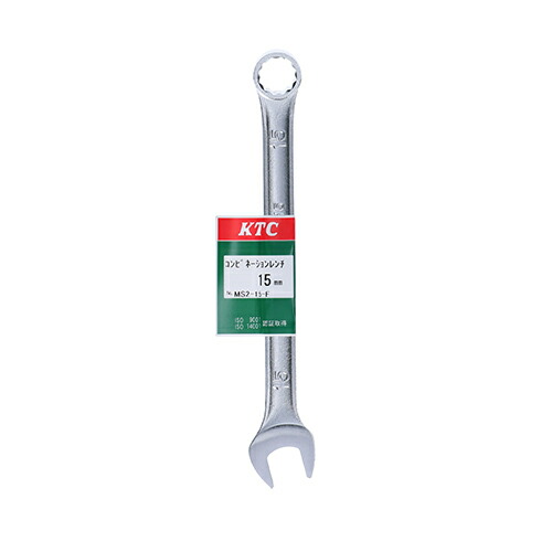 【楽天市場】【9ヶ月保証付】コンビネーションレンチ KTC MS2-15-F 長年、KTCが培ったスパナとめがねの技術を集大成した製品です。六角ボルト・ナットを締め緩めする為のコンビネーション ...