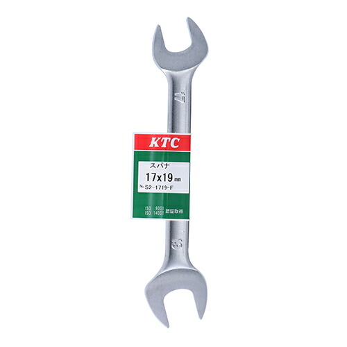【楽天市場】スパナ KTC S2-1719-F KTC独自のI型断面形状により、しなりに強く、軽いです。六角ボルト・ナットを締め緩めする為のスパナ。 BFJ1042419：インテリア雑貨 ...