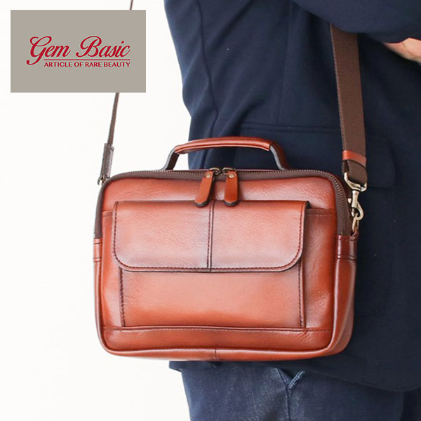 【楽天市場】スワン GEM BASIC（ジェムベーシック） 牛革 ショルダーバッグ 1512 1個：産経ネットショップ