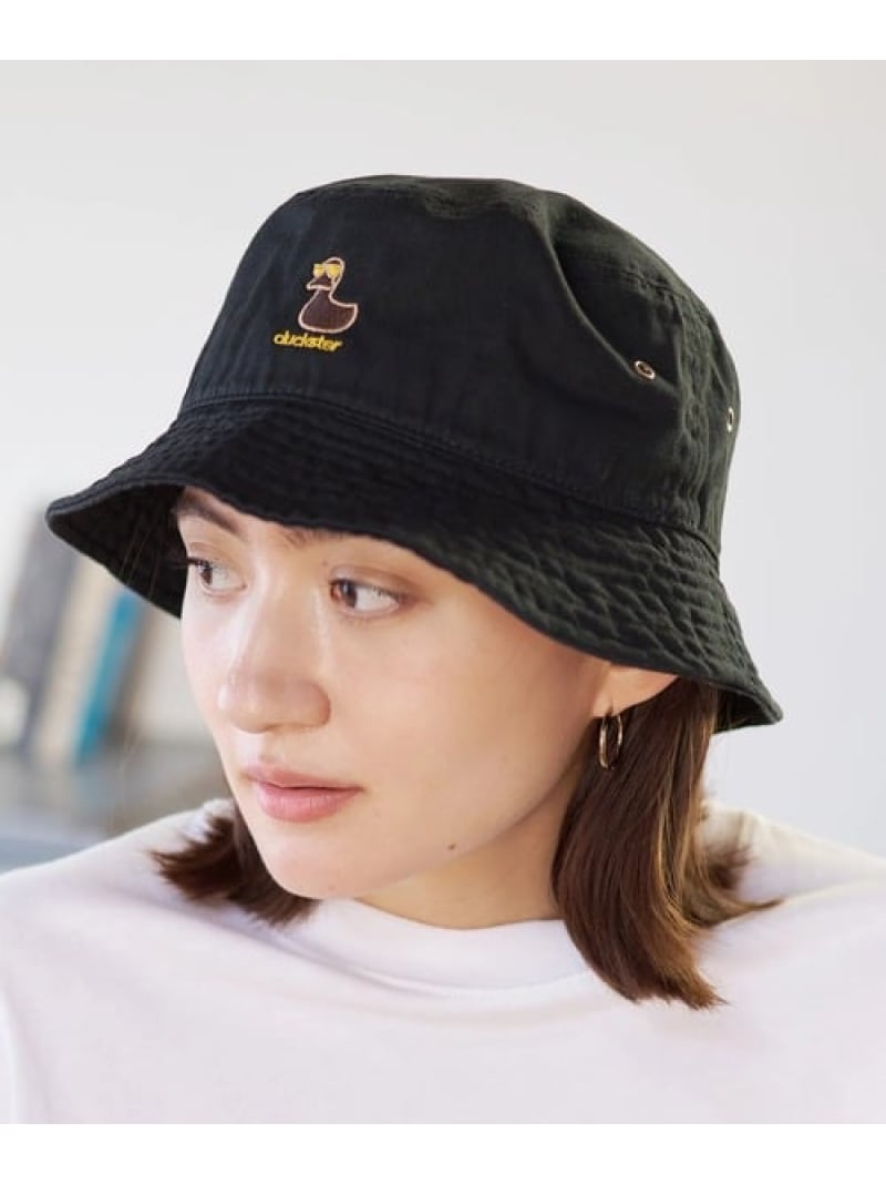 【楽天市場】Duckster/ダックスター ダック刺繍 バケットハット Duckster ゴースローキャラバン 帽子 ハット ブラック ...