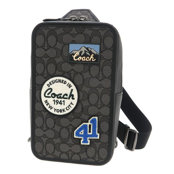 【楽天市場】コーチ サリバンパック･シグネチャージャカードスキーパッ CE528【Aランク】(中古)：質屋さのや 楽天市場店