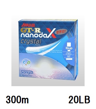 【楽天市場】サンヨーナイロン(Sanyo) APPLAUD GT-R nanodaX Crystal Hard【ナノダックス クリスタル ハード】 300m 20LB：釣具の三平