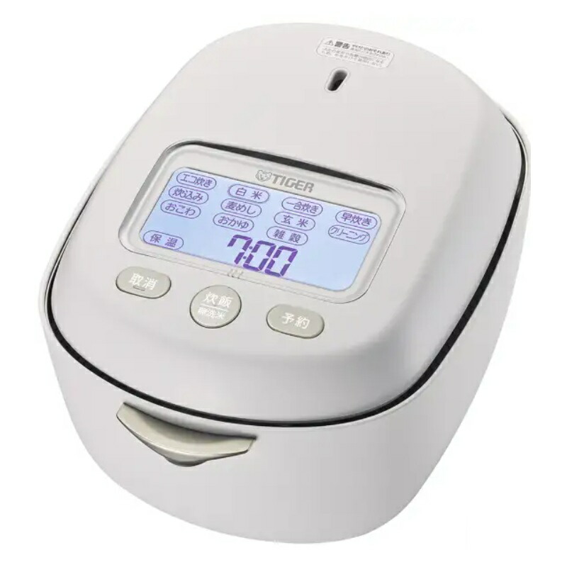 【楽天市場】タイガー魔法瓶 土鍋圧力IHジャー炊飯器 JRX-S060(WS)3.5合：サンサンマーケット