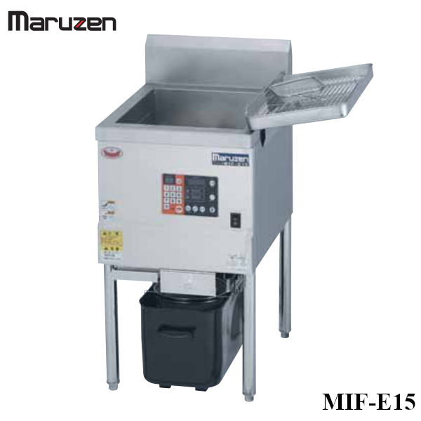 【楽天市場】【新品/送料無料/代引不可】マルゼンIHフライヤー 低油量タイプ MIF-E15 標準仕様 W450*D600*H800(mm) 15L：三省堂実業