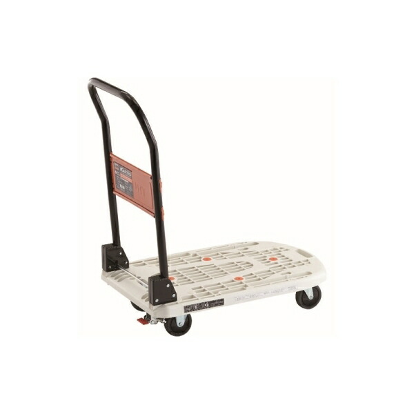 【楽天市場】TRUSCO 樹脂台車 カルティオ 折畳 780X490 白 ストッパー付 MPK-720-W-SS [454-8329]：溶接用品プロショップ サンテック