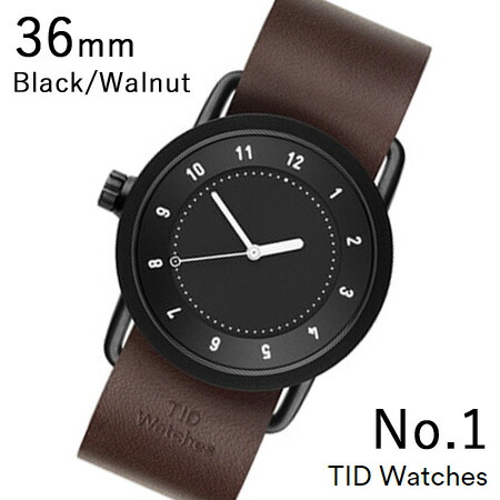 【楽天市場】【最大2000円クーポン2/1開始】TID01-36BK-W TID Watches No.1 Black 36mm BK ...