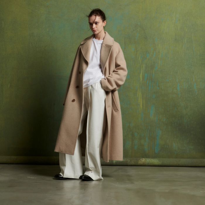 【楽天市場】Nicolas Jenson LAMBS WOOL MELTON BIG COLLAR W COAT ニコラ ジェンソン ラムズ ...