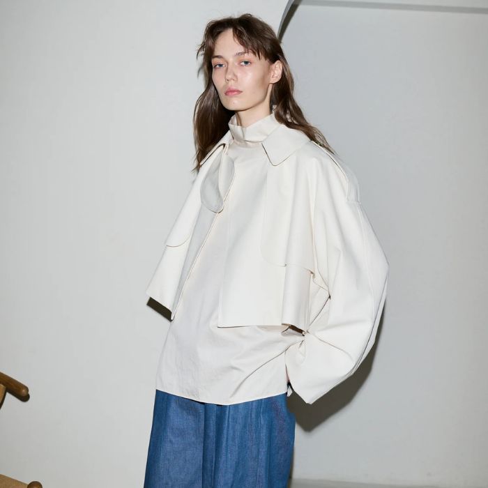 【楽天市場】Nicolas Jenson HIGT TWIST COTTON SHORT JACKET ニコラ ジェンソン ハイ ツウィスト ...