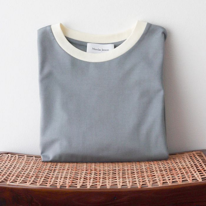 【楽天市場】Nicolas Jenson TWO TONE CREW NECK T-SHIRT【 SHORT / LADIES 】 ニコラ ...
