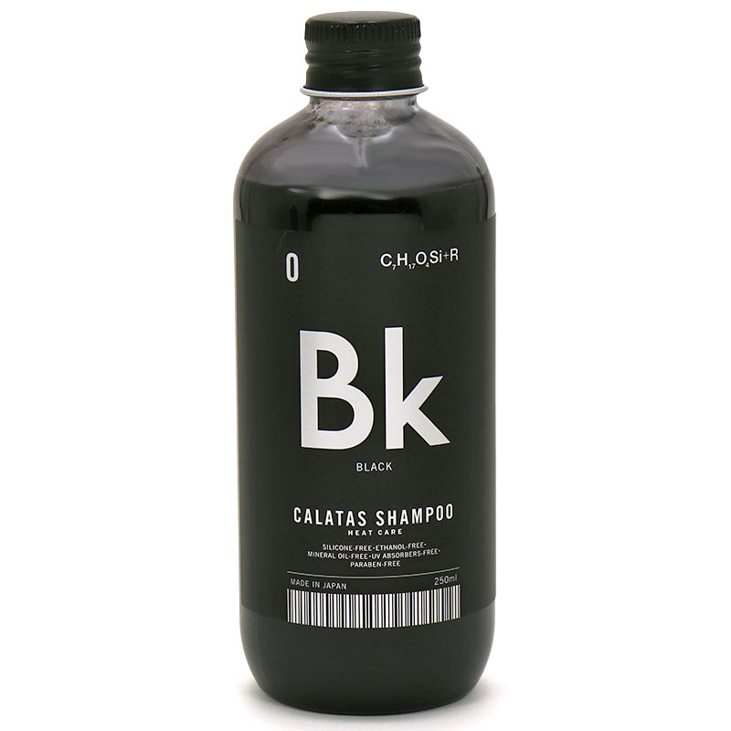 【楽天市場】カラタス CALATAS カラーシャンプー ヒートケア効果 ブラック 250ml：サントノーレ