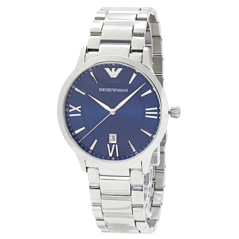 【楽天市場】エンポリオアルマーニ ジョヴァンニ 腕時計 メンズ クォーツ ネイビー文字盤 43mm AR11227 【並行輸入品】：サントノーレ