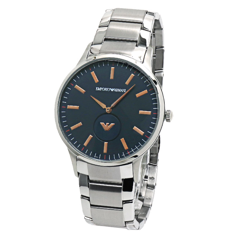 【楽天市場】エンポリオアルマーニ 時計 ウォッチ メンズ レナート RENATO AR11137 ネイビー文字盤 腕時計 男性 【並行輸入品 ...