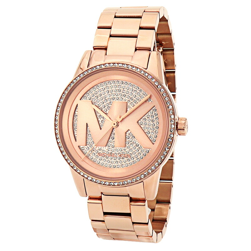 【楽天市場】マイケルコース 時計 ウォッチ レディース リッツ RITZ MK6863 ピンクゴールド文字盤 腕時計 女性 ラウンドケース ...