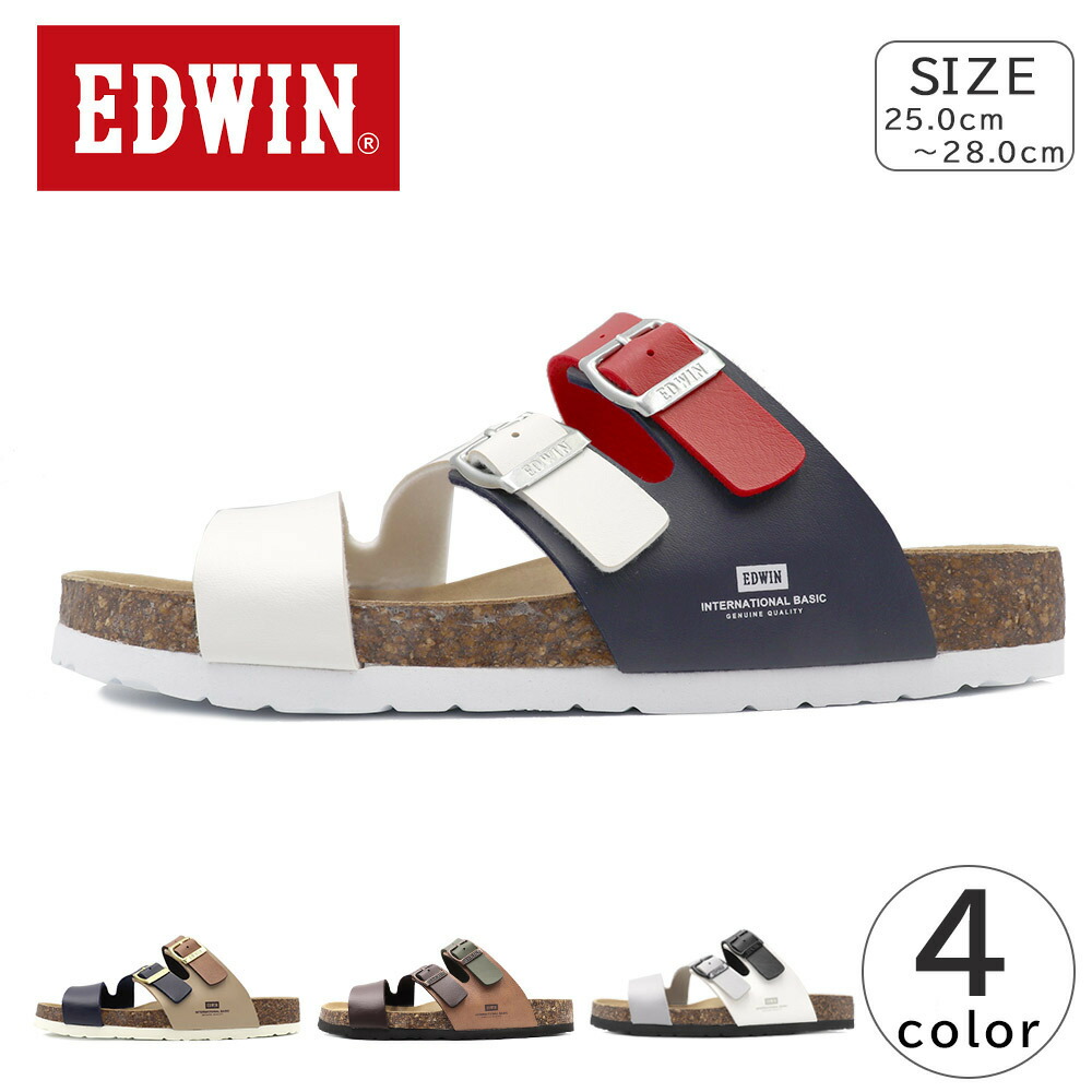 【楽天市場】EDWIN メンズ サンダル コンフォートサンダル 定番 エドウィン EB1005 紳士 靴：Santora