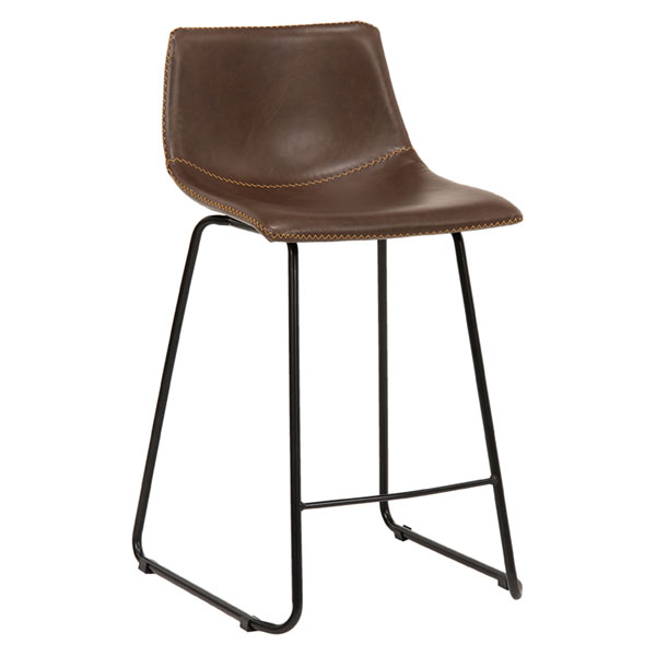 【楽天市場】ラウンドタイプ カウンターチェア バーチェア 合成皮革張り ダークブラウン色 カウンターにぴったり LC-4535DBR：さぬきや ...