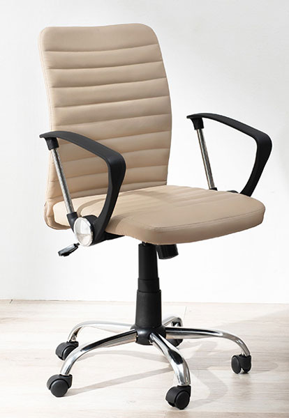 【楽天市場】デスクチェア 肘付きオフィスチェアー ベージュ色 回転椅子 LHC-4470BE：さぬきや 家具とインテリアのお店