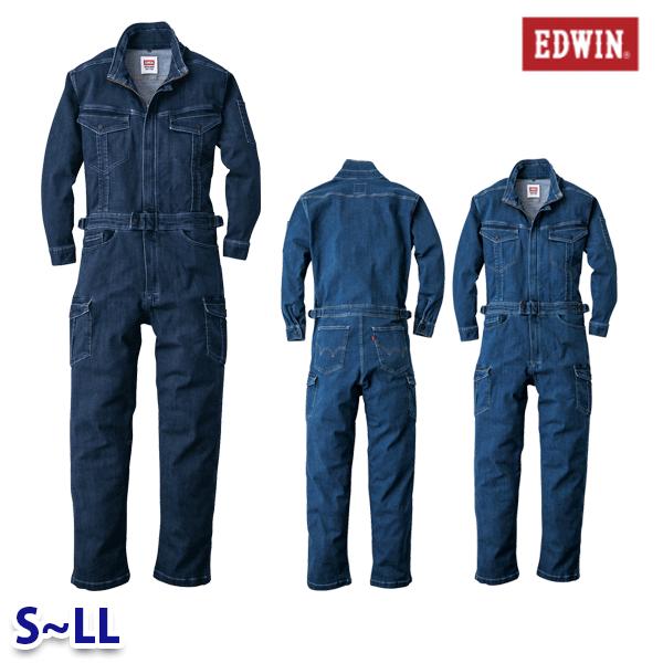 【楽天市場】オーバーオール 81008 SからLL 長袖 作業服 SALEセール山田辰EDWIN 23：三洋アパレル楽天市場店