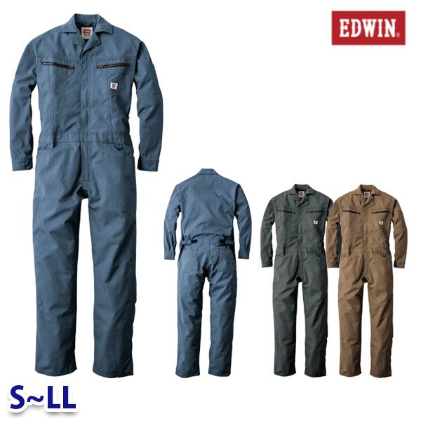 【楽天市場】オーバーオール 81012 SからLL 長袖 作業服 SALEセール山田辰EDWIN 23：三洋アパレル楽天市場店