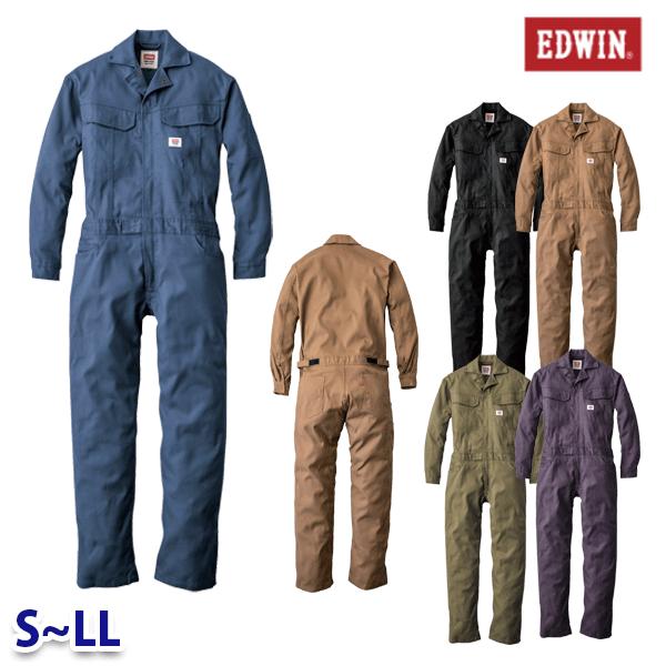 【楽天市場】オーバーオール 81014 SからLL 長袖 作業服 SALEセール山田辰EDWIN 23：三洋アパレル楽天市場店