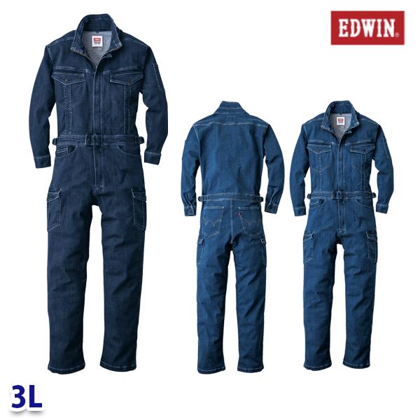 【楽天市場】オーバーオール 81008 3L 長袖 作業服 SALEセール山田辰EDWIN 23：三洋アパレル楽天市場店