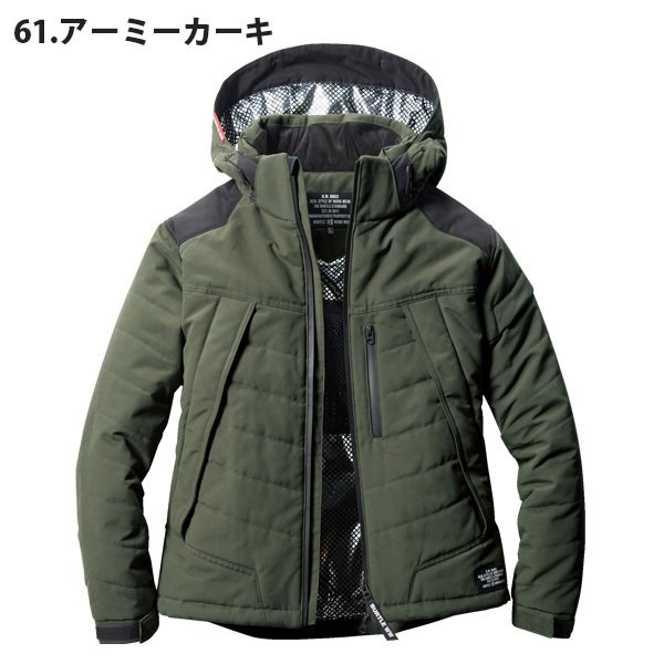 【楽天市場】BURTLE バートル 5270 防寒ジャケットTHERMO CRAFT 大型フード付 秋冬 SからXLSALEセール：三洋アパレル楽天市場店