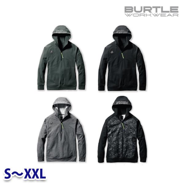 【楽天市場】BURTLE バートル 4079 ハーフジップフーディ(ユニセックス) SからXXL SALEセール：三洋アパレル楽天市場店