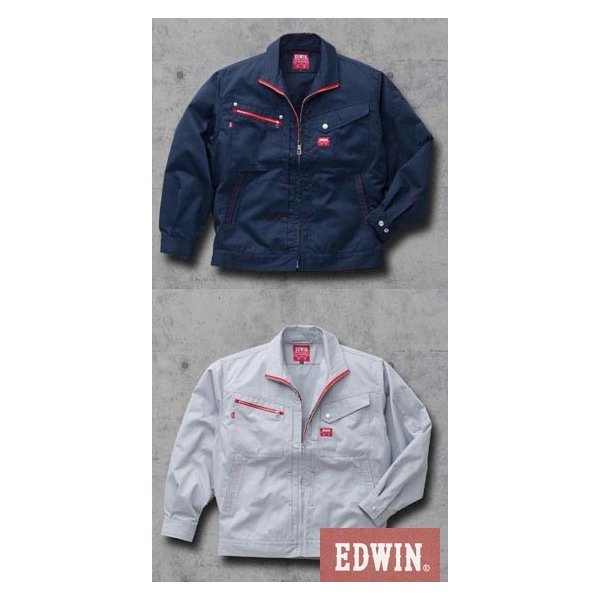 【楽天市場】EDWIN・エドウイン32-82002オールシーズン長袖ブルゾン：三洋アパレル楽天市場店