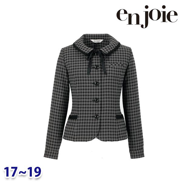【楽天市場】長袖オーバーブラウス(リボン付き) enjoieアンジョア 21005 事務服 17号から19号 SALEセール 22AW：三洋アパレル楽天市場店