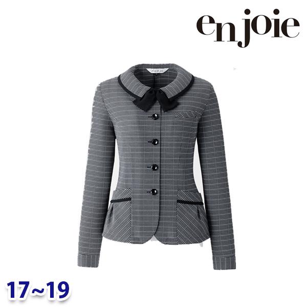 【楽天市場】長袖オーバーブラウス(リボン付き) enjoieアンジョア 26505 事務服 17号から19号 SALEセール 22AW：三洋アパレル楽天市場店