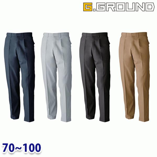 【楽天市場】579 ワンタックスラックス 70~100 桑和 SOWAソーワ G.GROUND作業服 作業用SALEセールSW22：三洋アパレル楽天市場店