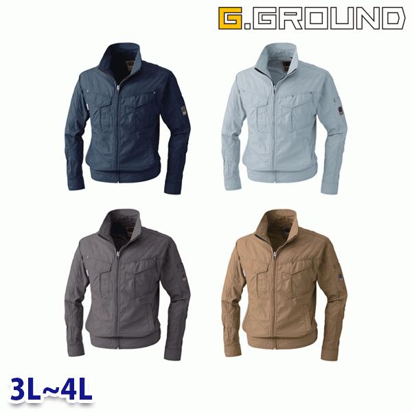 【楽天市場】573 長袖ブルゾン 3L~4L 桑和 SOWAソーワ G.GROUND作業服 作業用SALEセールSW22：三洋アパレル楽天市場店