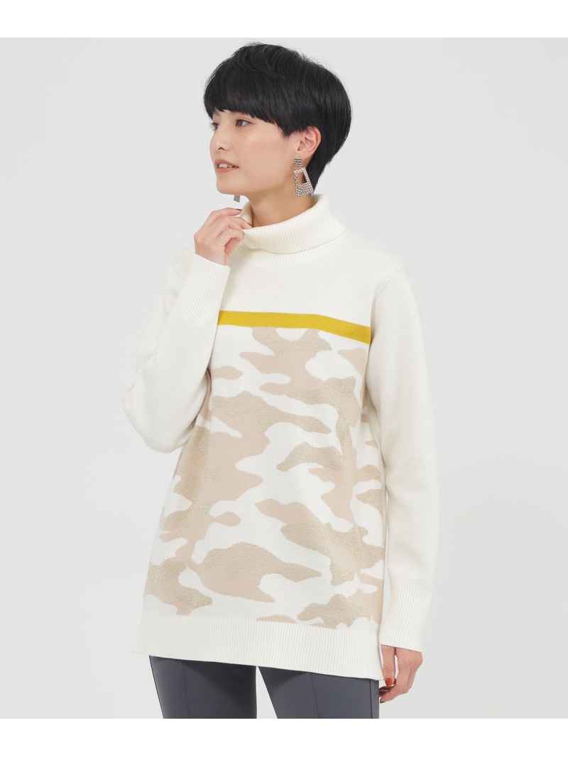 【楽天市場】【SALE／27%OFF】【ウォッシャブル】カモフラージュラメニット EVEX by KRIZIA エヴェックス バイ クリツィア ...