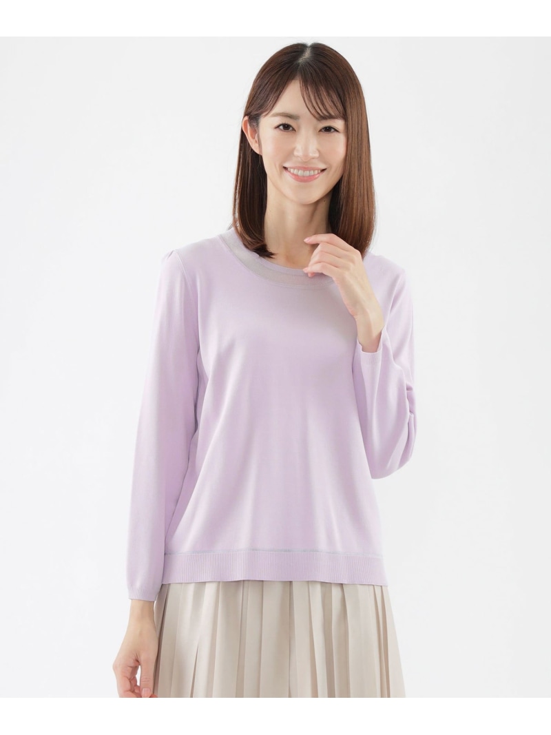 【楽天市場】【SALE／23%OFF】【ウォッシャブル】コンフォートストレッチプルオーバーニット TRANS WORK トランスワーク ...