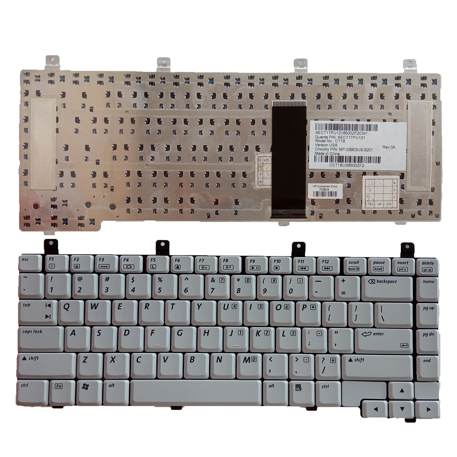 【楽天市場】[US]M2000 R3000 R4000 V2000 V5000 C300 C500 適用 外国語ノートパソコンキーボード HP ...