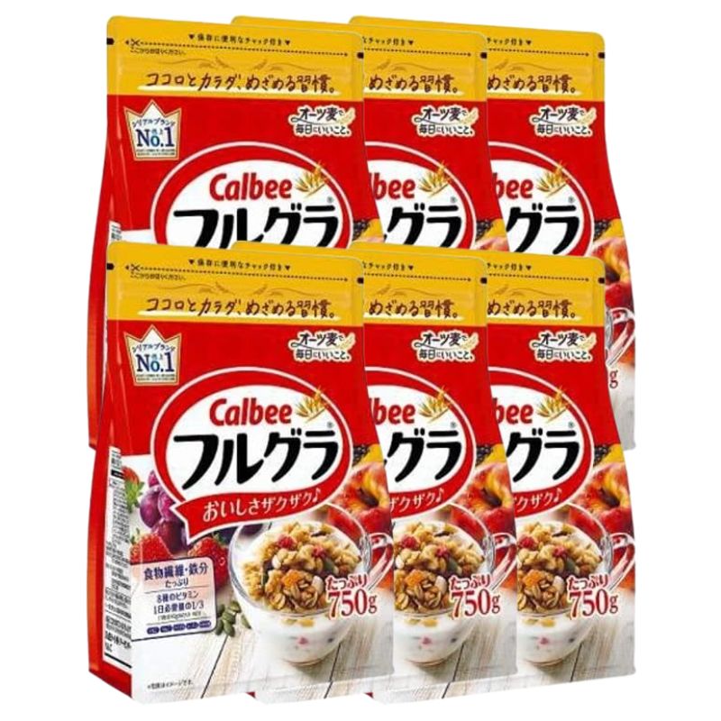 【楽天市場】カルビー フルグラ 750g ×6袋 シリアル：Sapla 楽天市場店