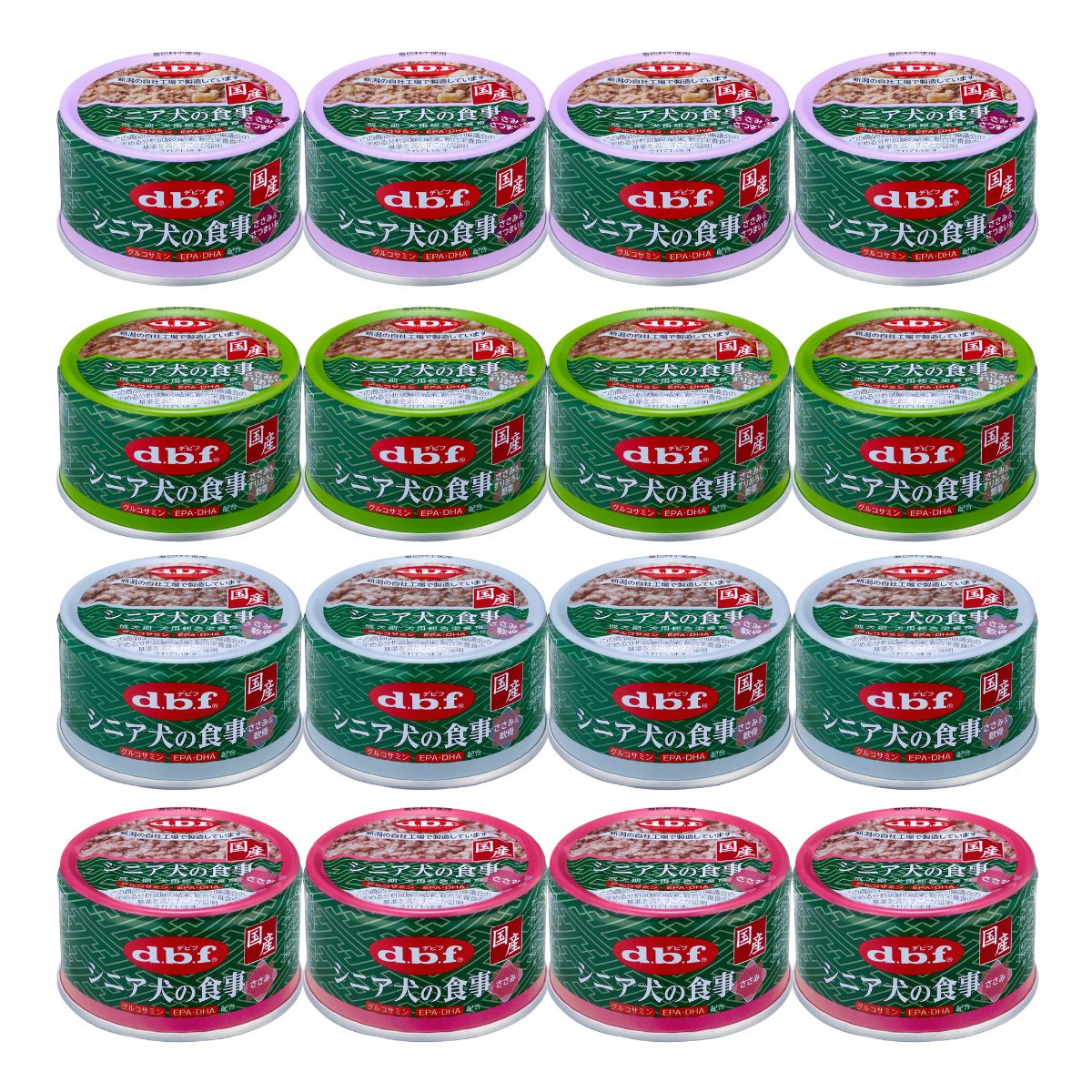 【楽天市場】デビフ 缶詰 犬 シニア シニア犬の食事 85g お試し全4種 (ささみ, ささみ＆すりおろし野菜, ささみ＆さつまいも, ささみ ...