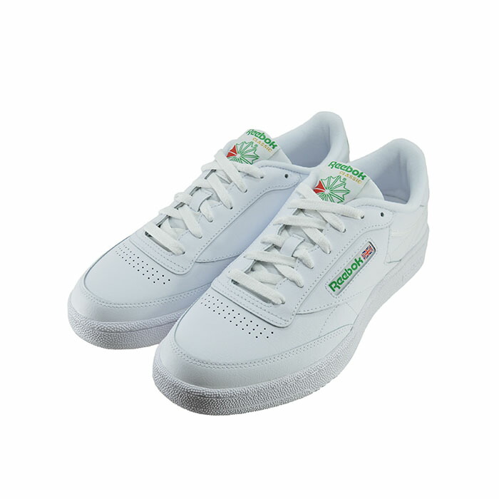 【楽天市場】リーボック Reebok CLUB C 85 クラブシー 85 (INT WHITE/GREEN) 100000155 スニーカー ...