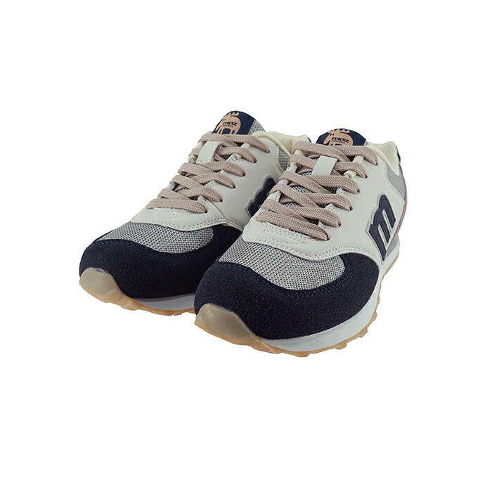 【楽天市場】送料込み モズ moz ロゴスニーカー (NAVY/IVORY) MZ10255 スニーカー ネイビー/アイボリー レディース シューズ 靴 36：sasaya楽天市場店