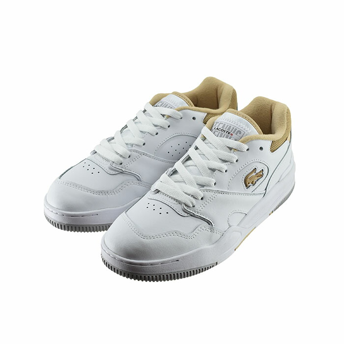 【楽天市場】ラコステ LACOSTE LINESHOT 124 2 SFA ラインショット 124 2 SFA (WHT/LT BRW ...