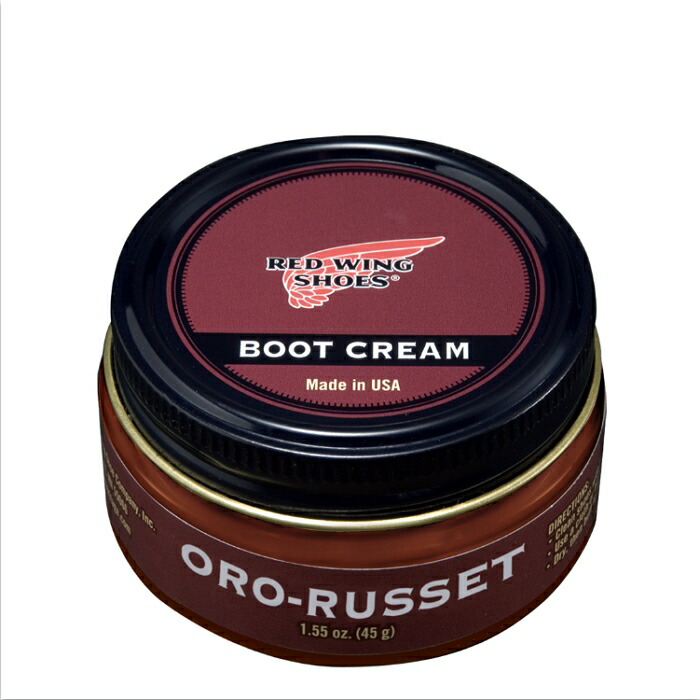 【楽天市場】レッドウィング RED WING BOOT CREAM ブーツク リーム (ORO RUSSET) 97098 ユニセックス オロ ...