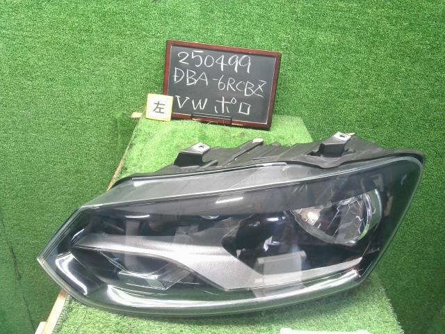 【楽天市場】【中古】VW ポロ DBA-6RCBZ 左ヘッドランプ ライト 6R2941007F 自社品番250499：くるまの110ばん