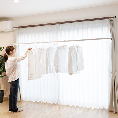 【楽天市場】【送料無料】フレクリーン プロ30インセットタイプ AUX オークス 室内物干 窓枠 FS150N FS186N FS217N DIY：株式会社サトウ 楽天市場店