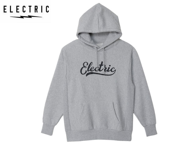【楽天市場】エレクトリック ELECTRIC SCRIPT HOOD GREY×BLACK グレー×ブラック 灰×黒 スクリプト ロゴ フー ...